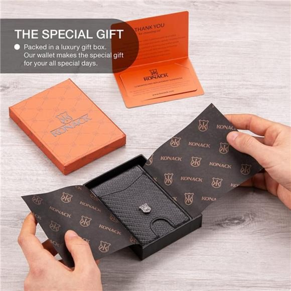 Bags | Mens Ultra Slim Wallet Rfid Blocking Wallet Minimalist Bifold ...